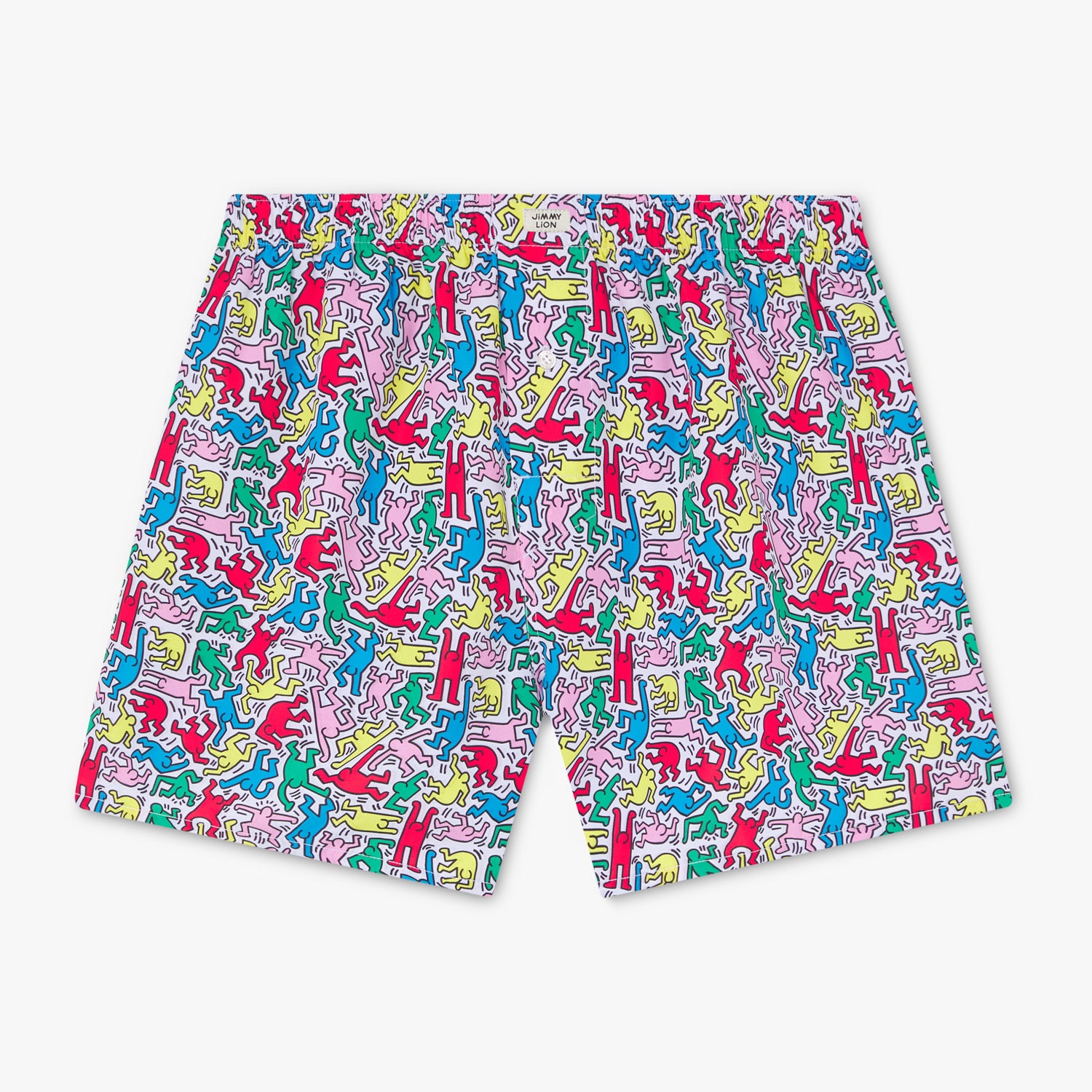 Boxer Shorts de Algodón Orgánico | Keith Haring Pattern Boxer Shorts ...
